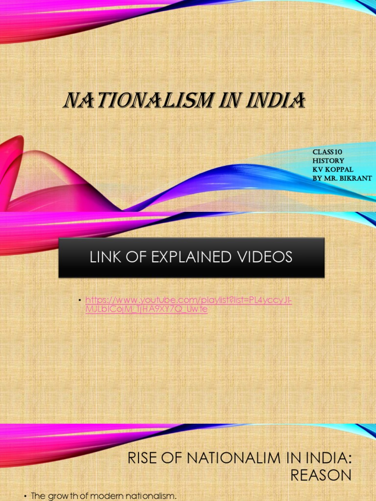 Nationalism in India: Class 10 Overview | PDF | Mahatma Gandhi ...