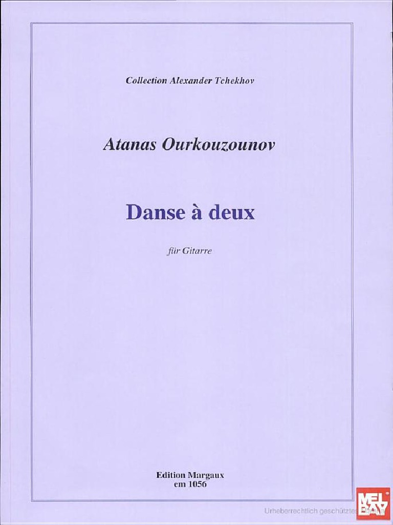 Atanas Ourkouzounov - Danse A Deux Fur Gitarre | PDF