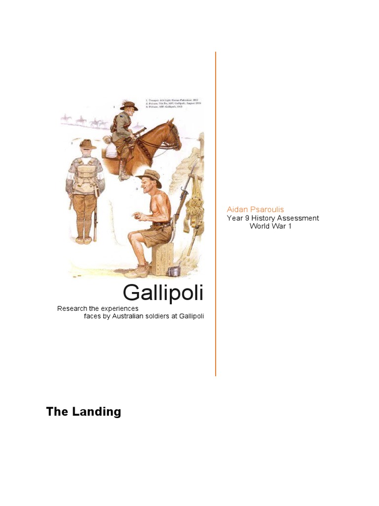 Gallipoli: The Landing | PDF | Gallipoli Campaign | Beef