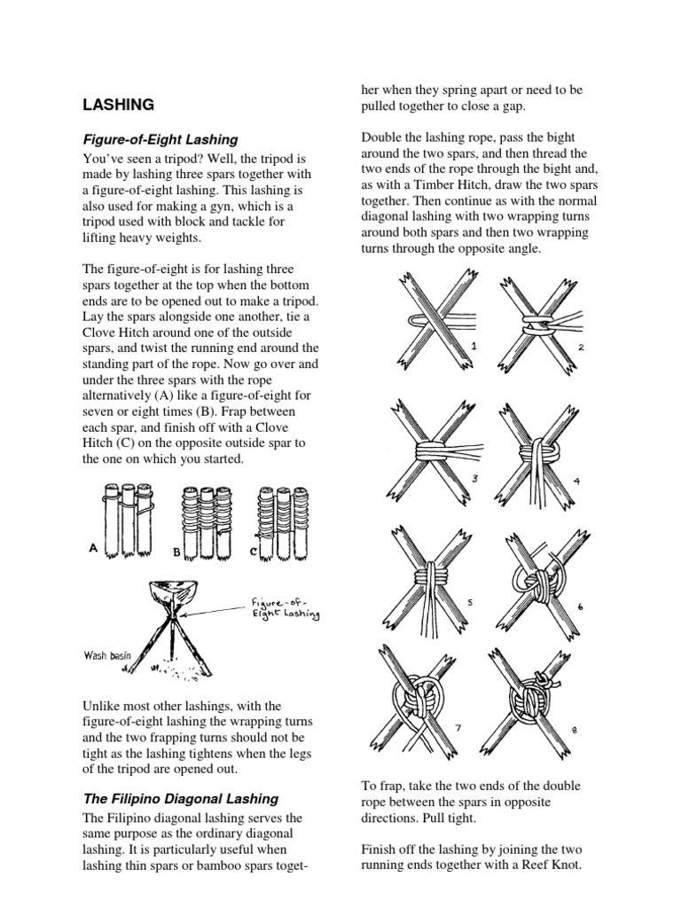 Lashing 2 | Ropework | Rope