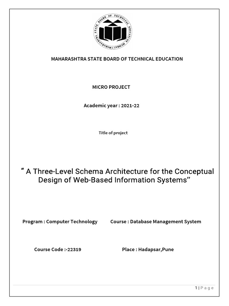 Priti Kadam DMS Micro Project 1 | PDF