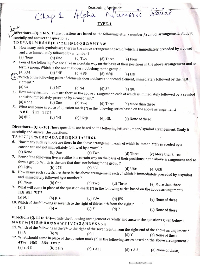 1 Number Series | PDF