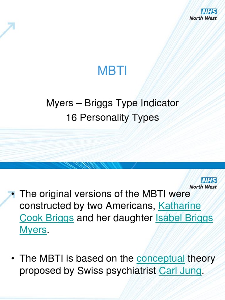 Myers - Briggs Type Indicator 16 Personality Types | PDF | Behavioural ...