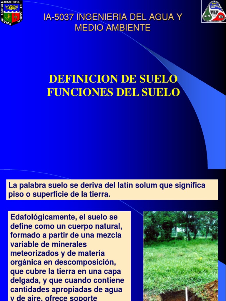 1.suelo, Funciones Del Suelo | PDF | Suelo | Plantas
