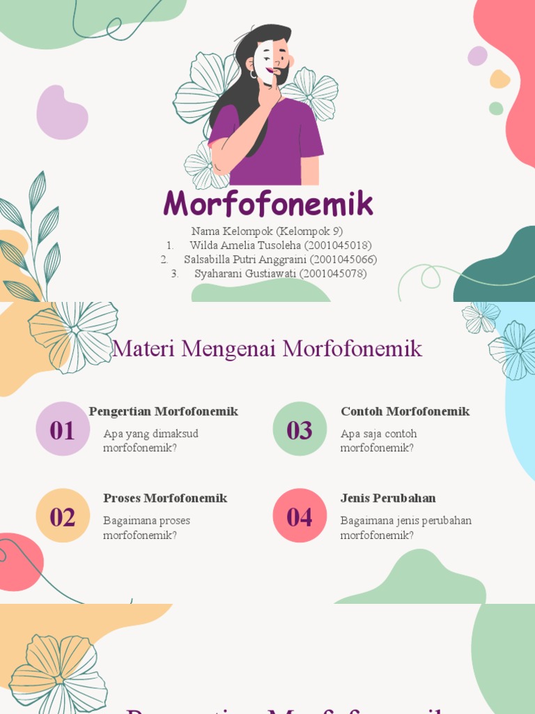 Kelompok 9 - Morfofonemik | PDF | Seni & Disiplin Bahasa | Kajian ...