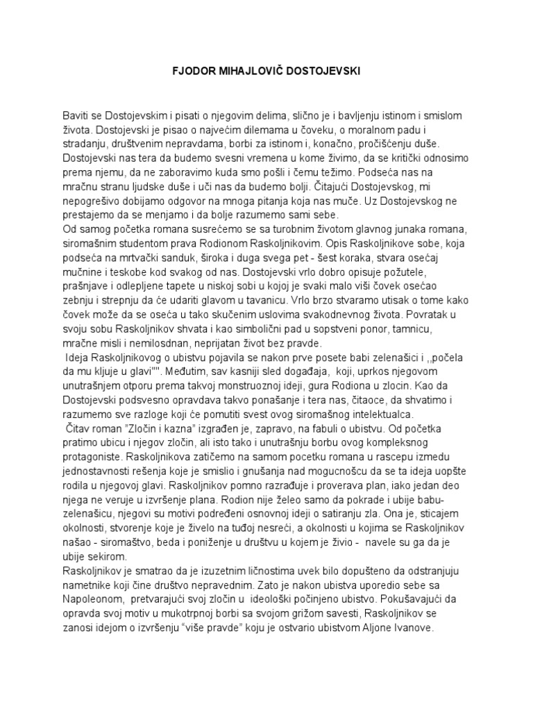 Dostojevski | PDF