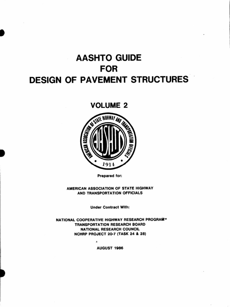 AASHTO Guide For Design of Pavement Structures - Volume 2 | PDF