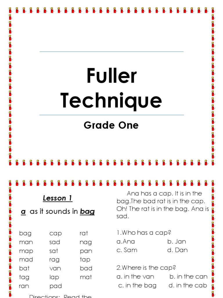 Fuller Technique Grade One | PDF