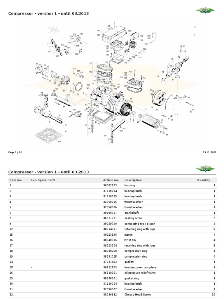 Compressor - Version 1 - Until 03.2013 - 20211129 - 154248 | PDF ...
