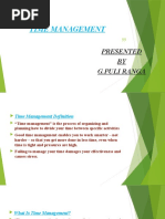 Essay On Time Management | PDF