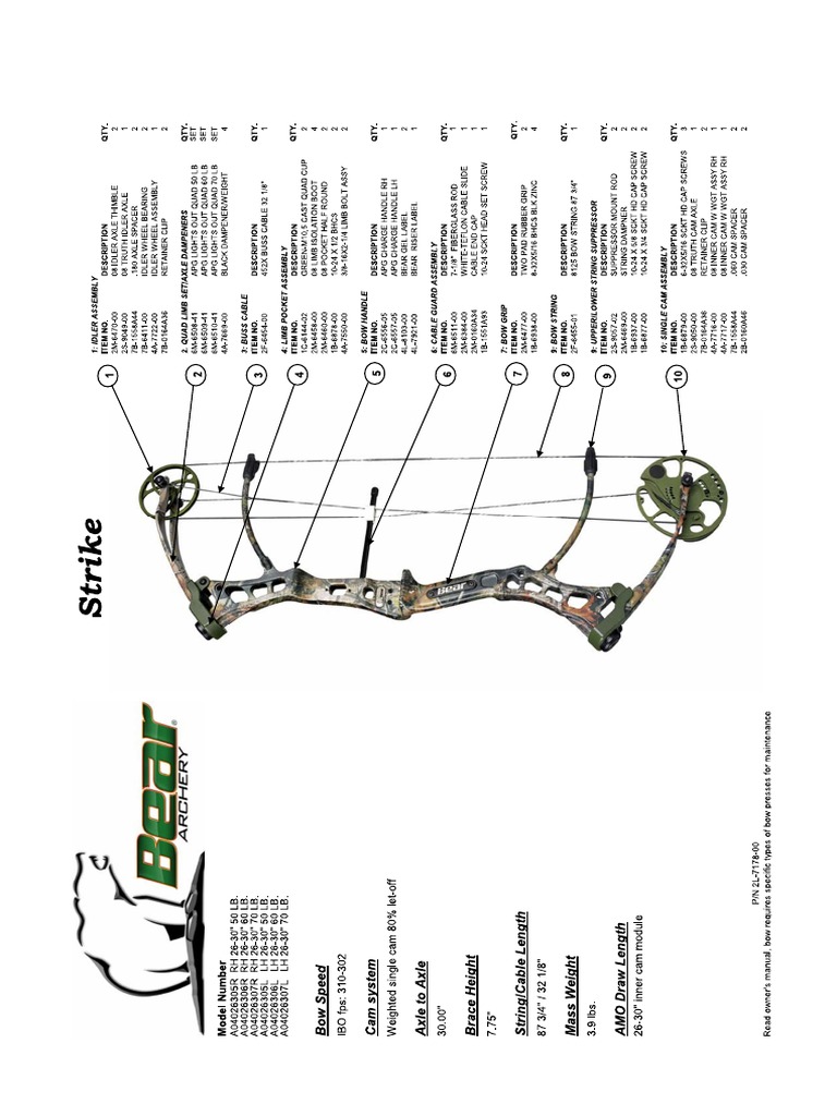 Bear Strike Specs | PDF