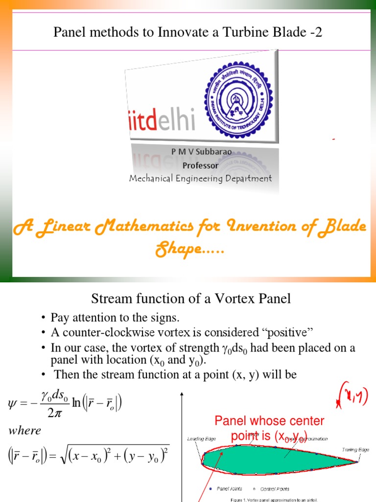 A Linear Mathematics For Invention of Blade Shape . | PDF | Fluid ...