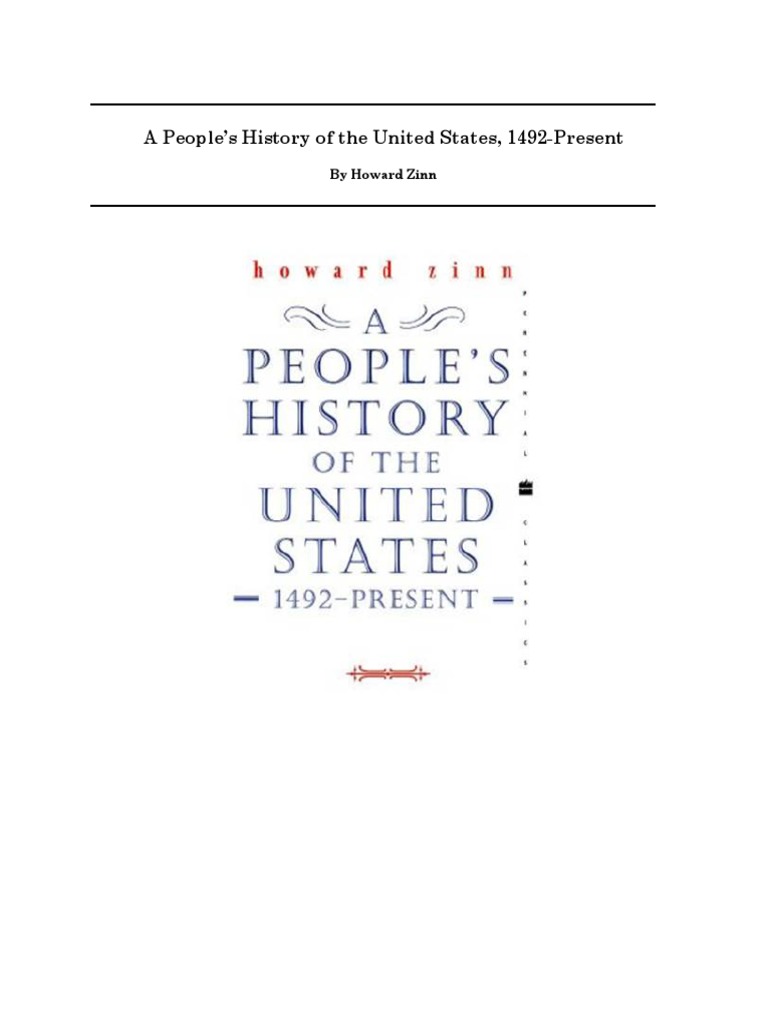 A People's History of the U.S. | PDF | Travel | History