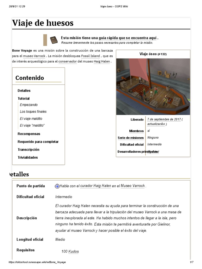 Bone Voyage - OSRS Wiki | PDF
