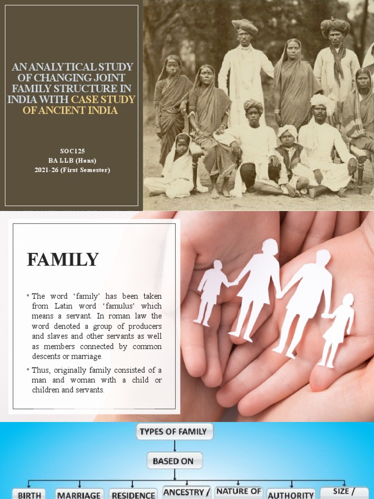 An Analytical Study of Changing Joint Family Structure in India With ...