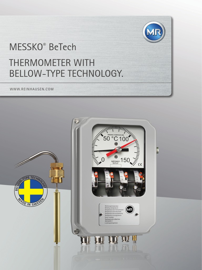 MESSKO® BeTech Flyer | PDF | Thermometer | Switch