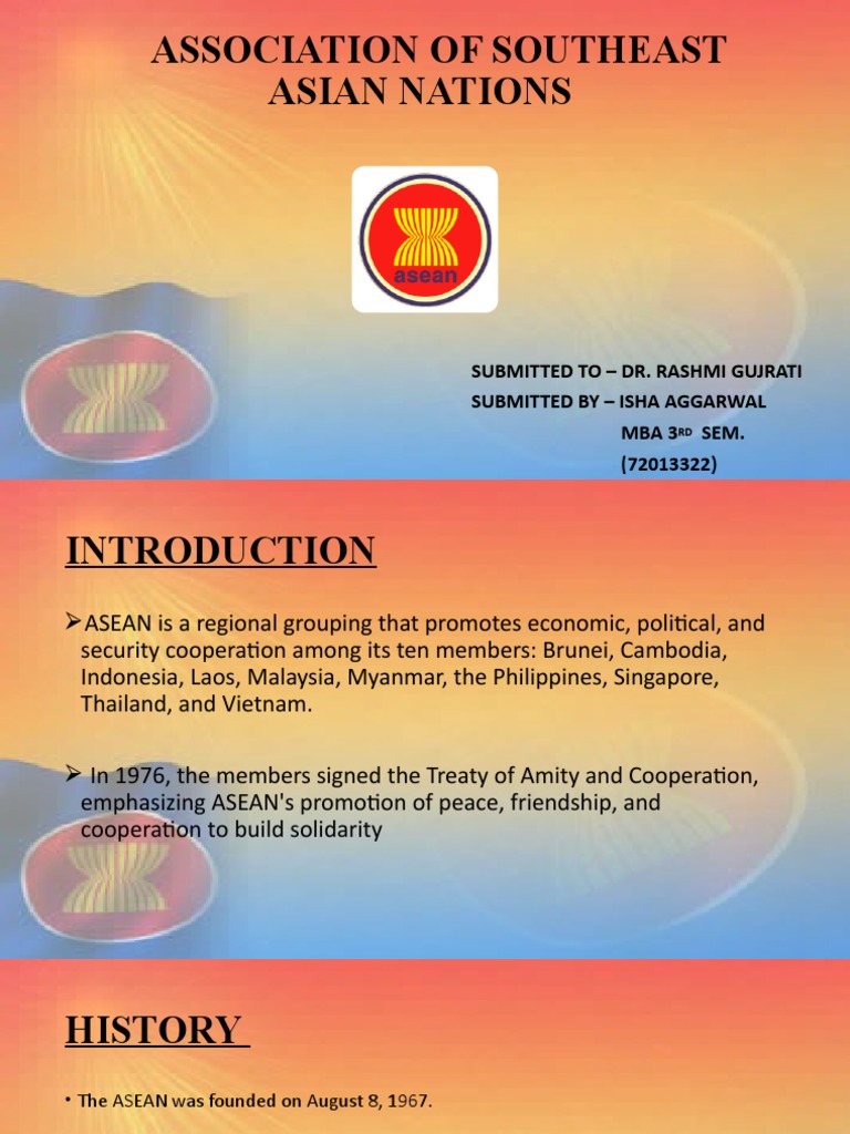Asean | PDF | Global Politics | Southeast Asia