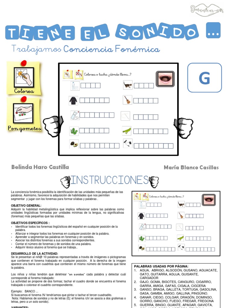 Tiene El Sonido G | PDF | Palabra | Comunicación humana