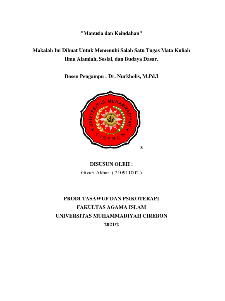Manusia Dan Keindahan ISBD | PDF