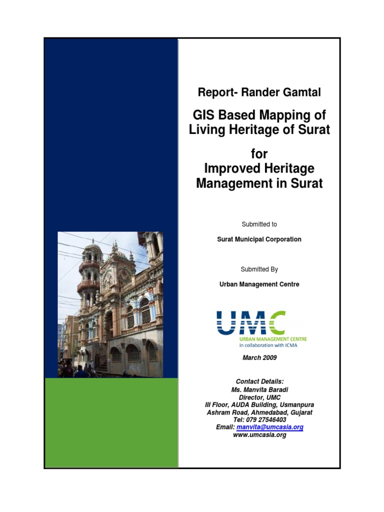 GIS Based Mapping of Living Heritage of Surat Rander Gamtal | PDF ...