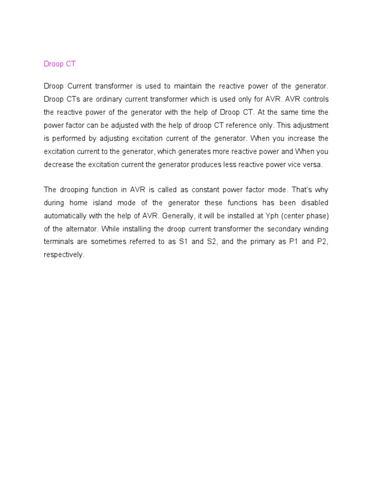 Droop CT | PDF | Computers | Technology & Engineering