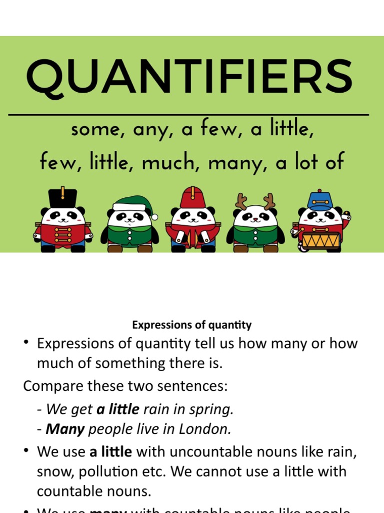 Quantifier | PDF | Noun | Linguistic Typology