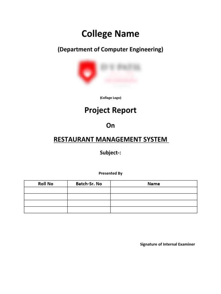 Toaz - Info Restaurant Management System Project Report PR | PDF | Python (Programming Language ...