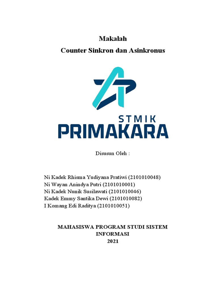 Counter Sinkron dan Asinkronus 4-Bit | PDF