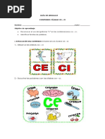 Palabras Con Ce Ci | PDF