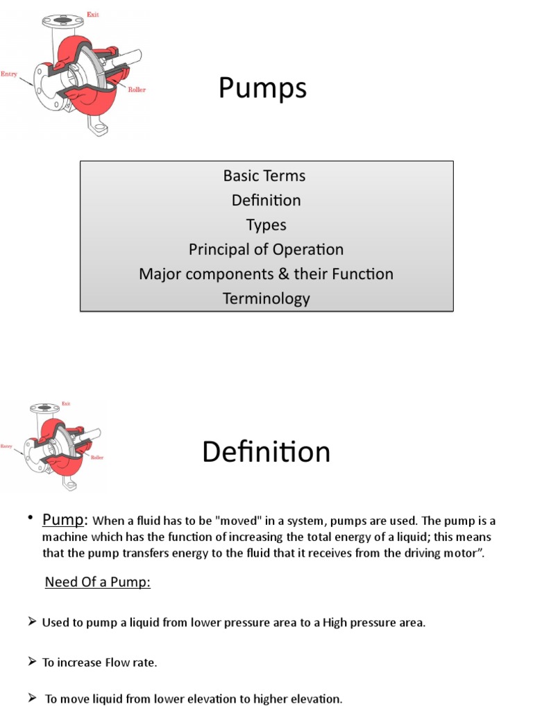 Pump Basics For Engineers Pdf Valve Pump