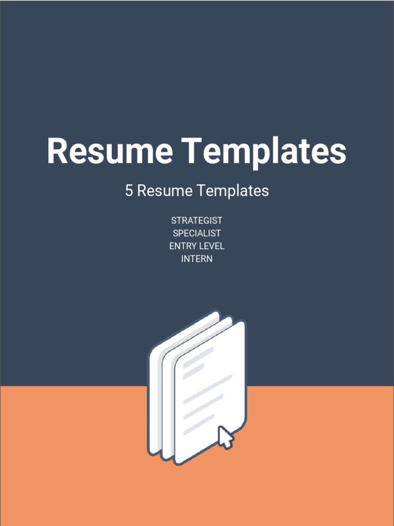 PowerPoint Resume Templates Guide | PDF | Internship | Job Hunting