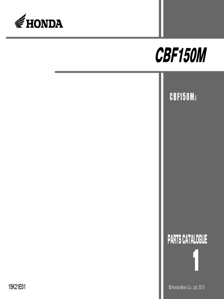 Catalogue Honda Me | PDF | Bracket | Motor Vehicle