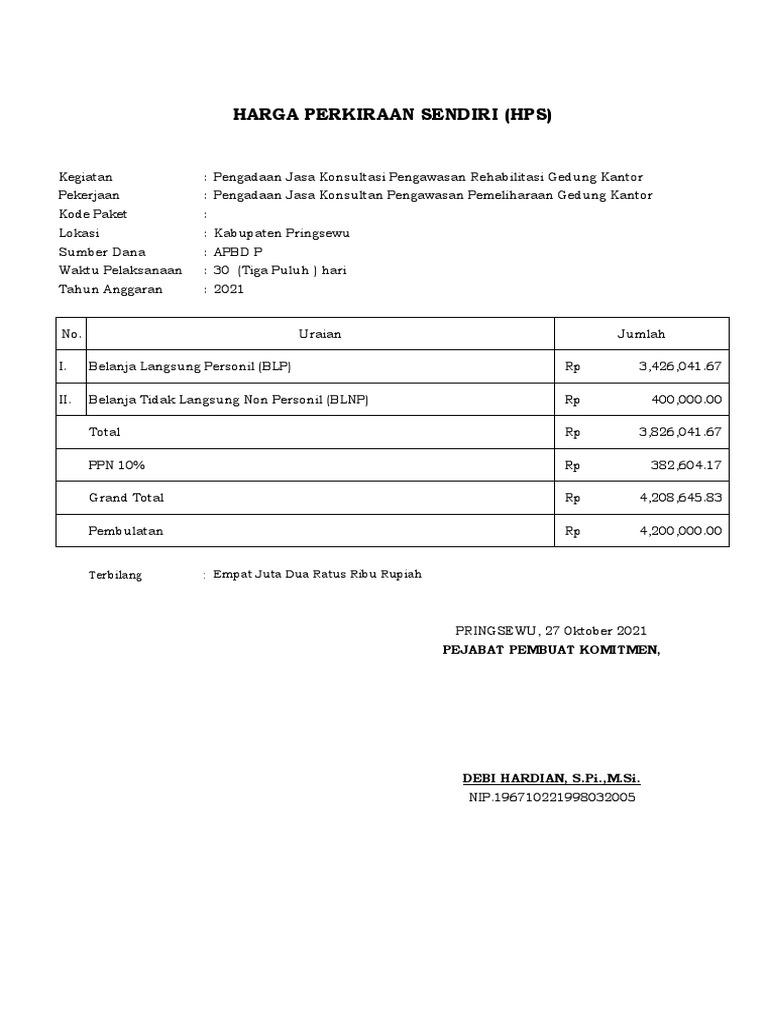 Hps Pengawasan | PDF