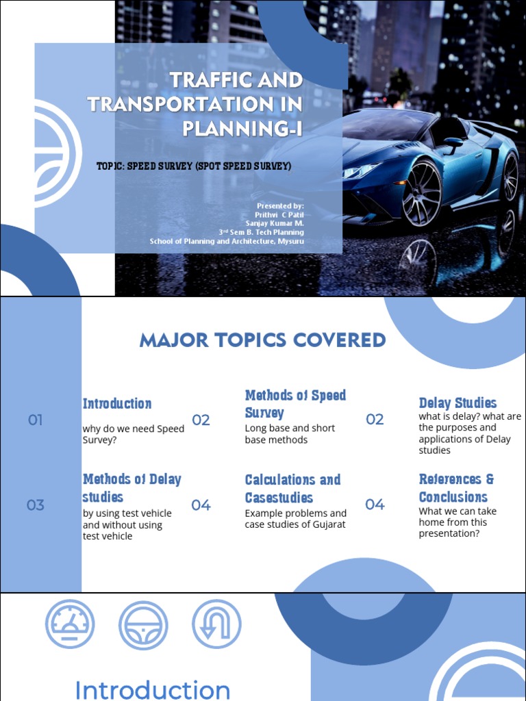 Topic: Speed Survey (Spot Speed Survey) | Download Free PDF | Traffic ...