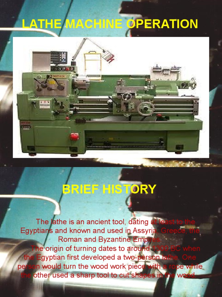 Lathe Machine Operation