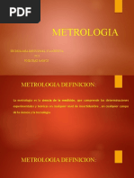 Tipos de Metrología | PDF | Metrología | Medición