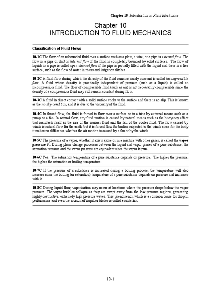 Fluid Mechanics: Flow Types & Viscosity | PDF | Viscosity | Fluid Dynamics