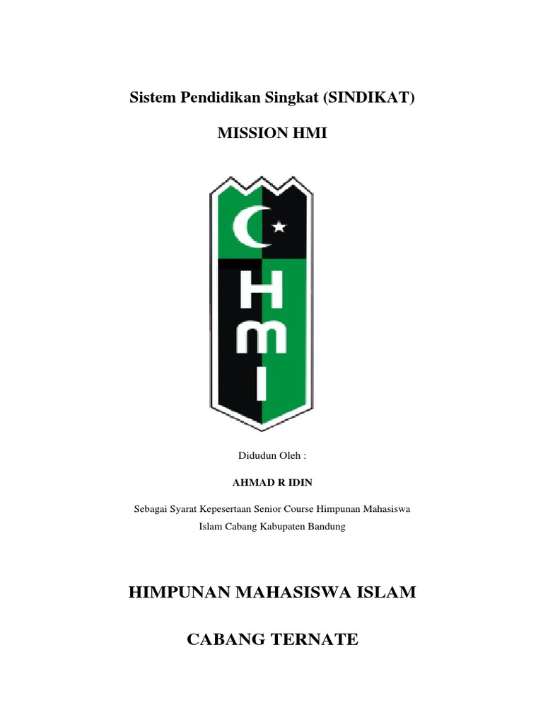 Sindikat Mission Hmi | PDF | Karier & Perkembangan