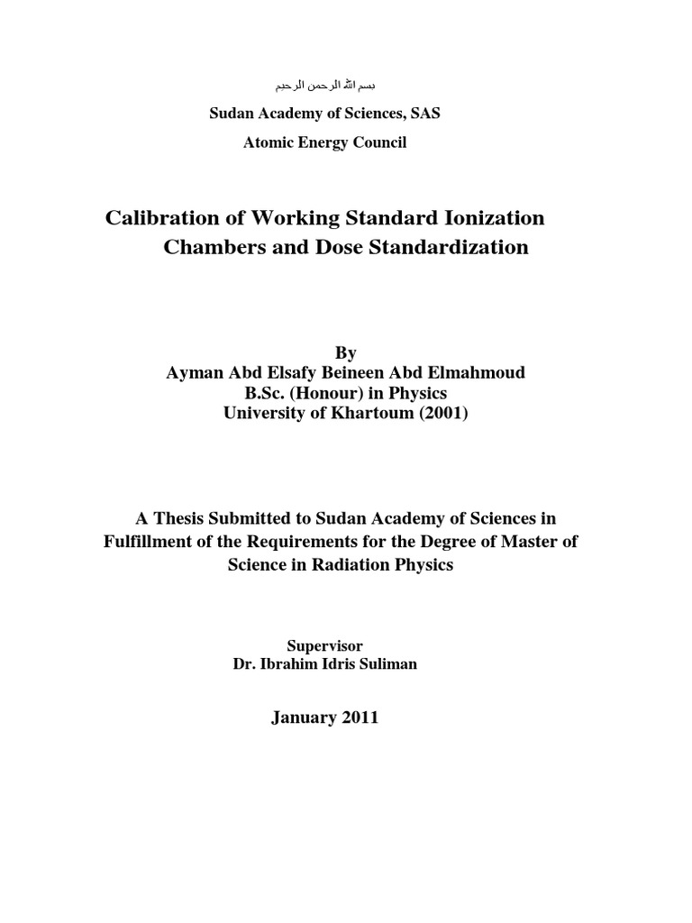 Calibration of Working Standard Ionization Chambers and Dose ...