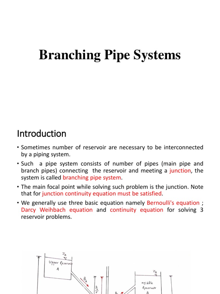 Three Reservoir Problem Analysis | PDF | Fluid Dynamics | Applied ...