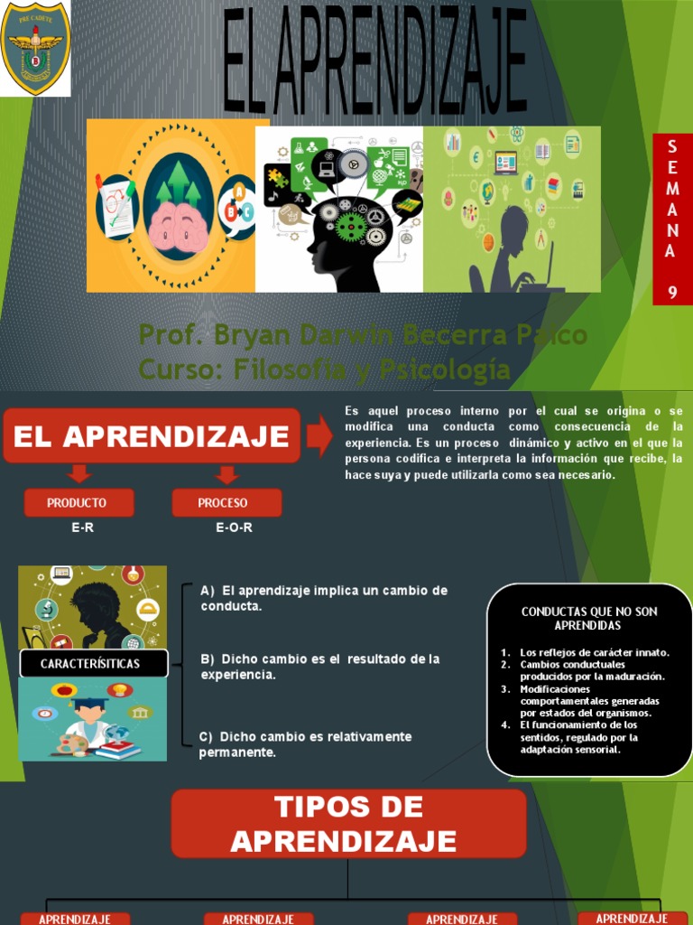 El Aprendizaje | PDF | Aprendizaje | Comportamiento