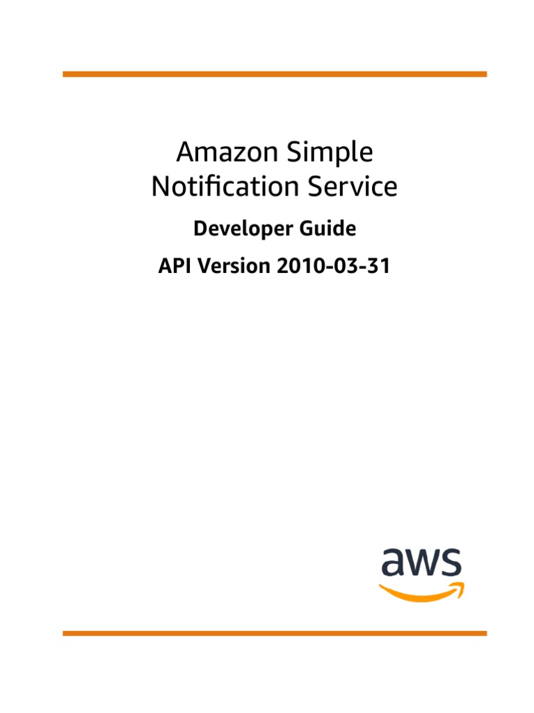 Sns DG | Download Free PDF | Amazon Web Services | Command Line Interface