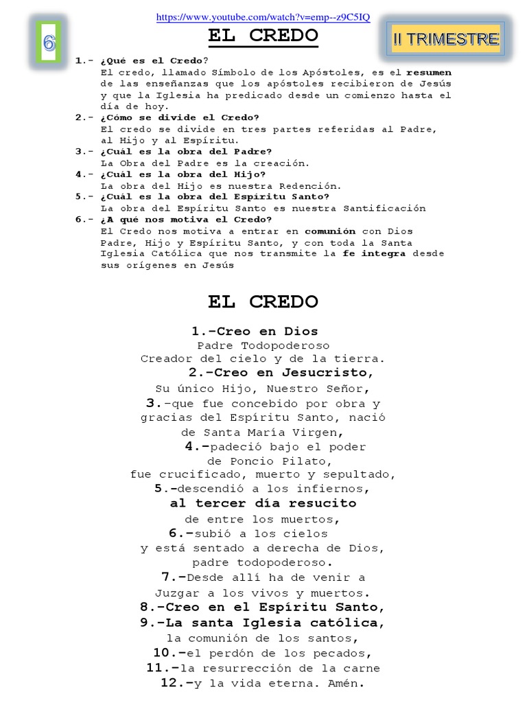 El Credo T | PDF