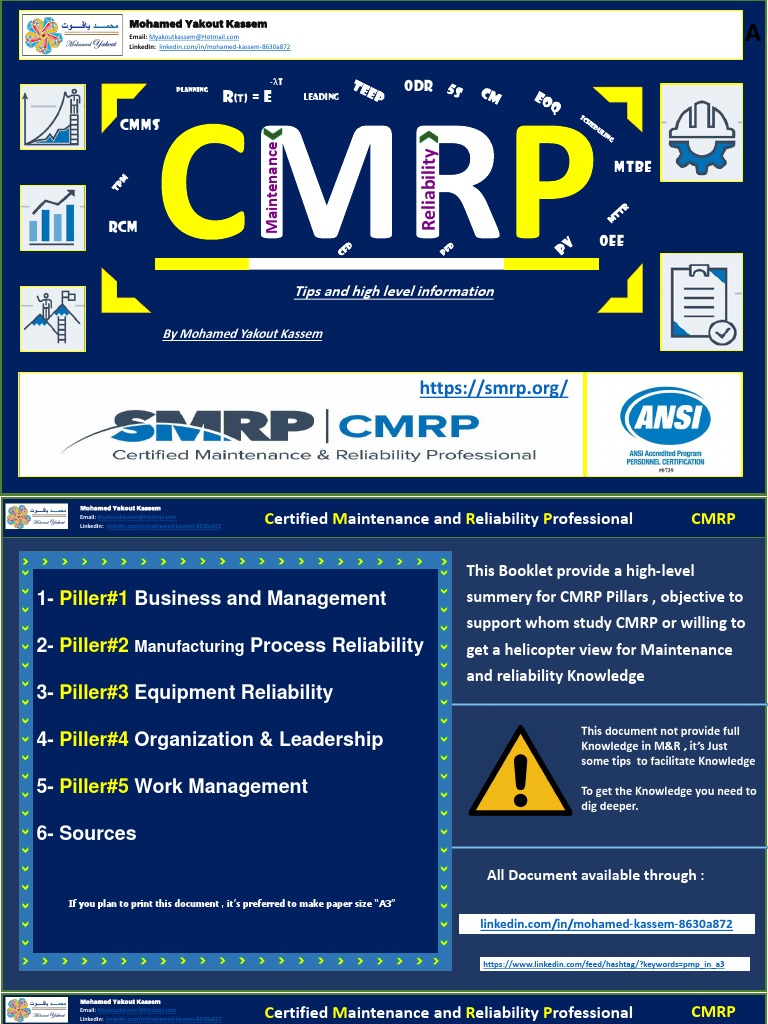 ODR CMMS: Tips and High Level Information | PDF | Reliability ...