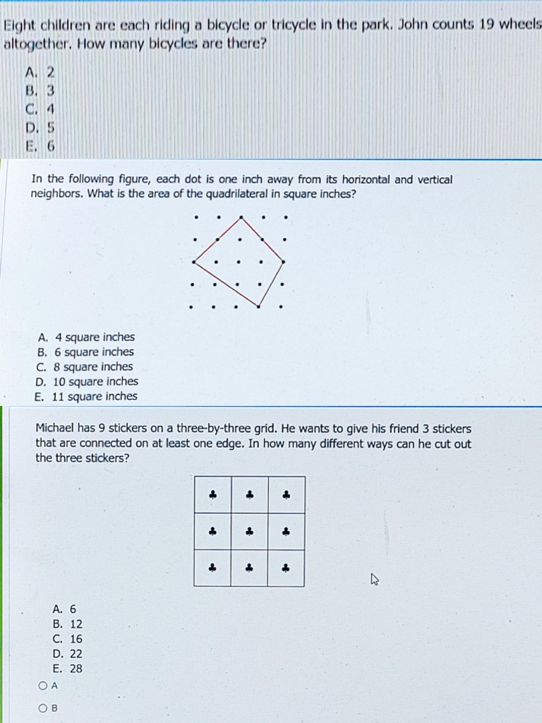 G5 Amo 2021 Exam Paper | PDF