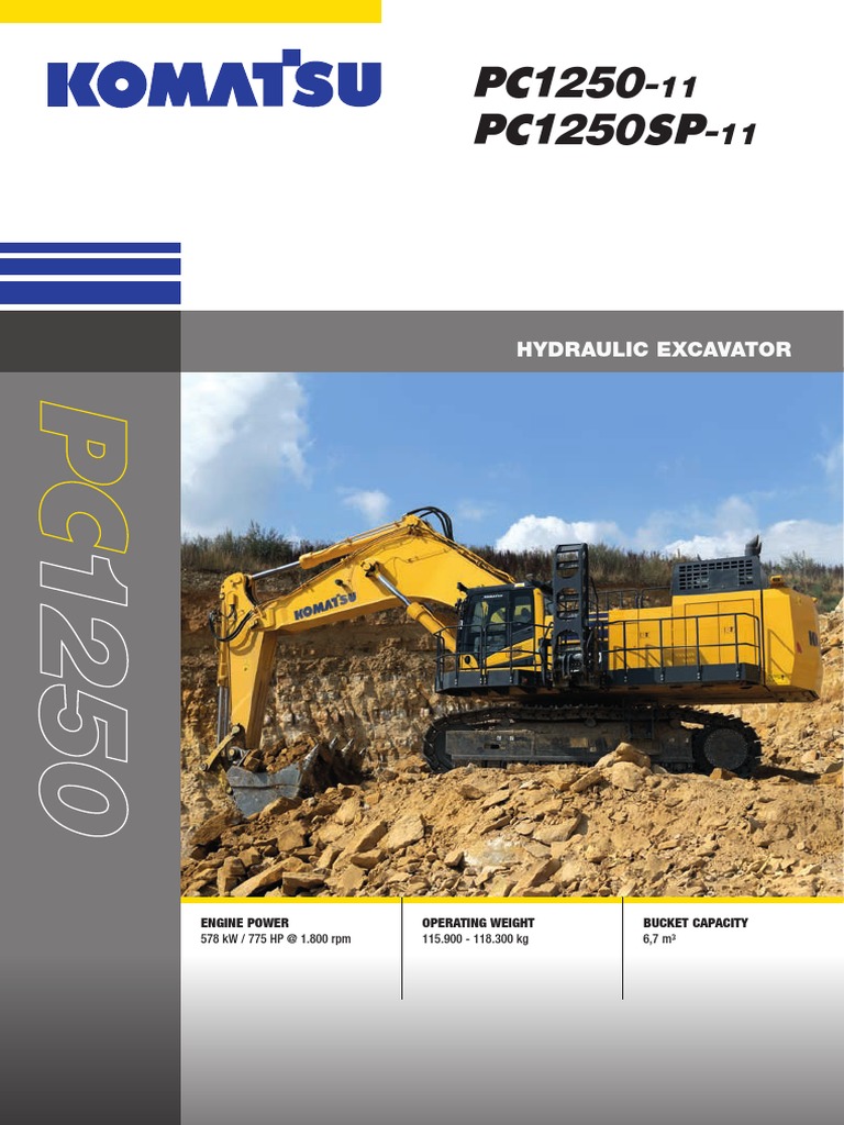 Komatsu - E.H - PC1250-11 - 6.70 m3 | PDF | Horsepower | Engines