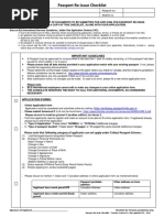 Tatkal - Passport Re-Issue Checklist: Absolutely Mandatory | PDF | Notary Public | Travel Visa