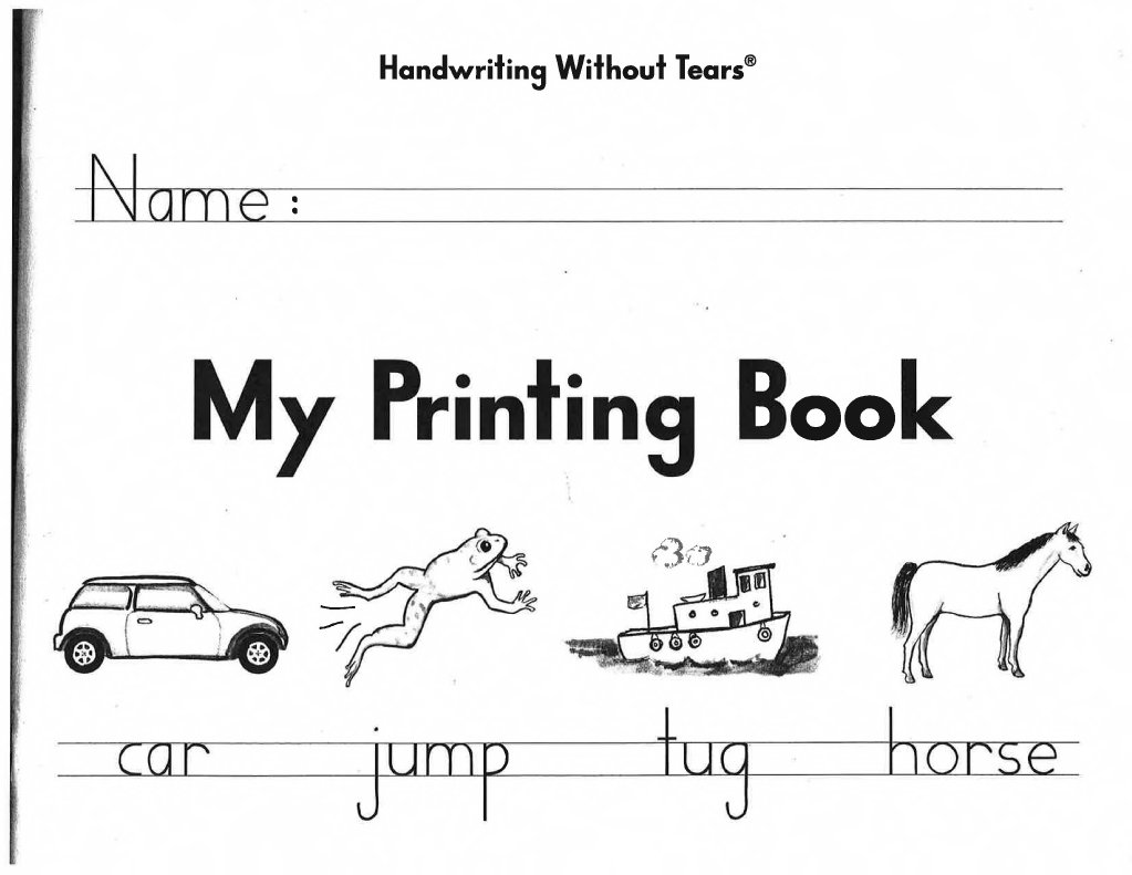 Handwriting Without TEARS Practice Book | PDF