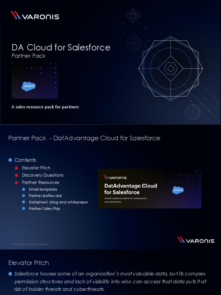 Varonis Partner Pack - DatAdvantage Cloud For Salesforce | PDF | Cloud ...