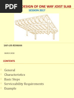 One-Way Joist Slab | PDF | Structural Engineering | Building Engineering